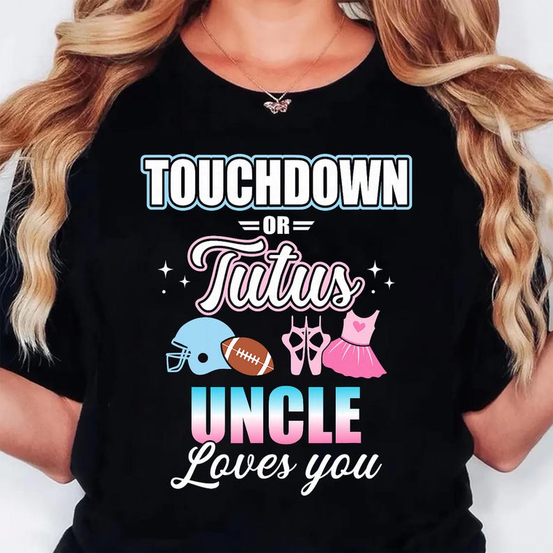 Touchdown or Tutu PNG Bundle, Gender Reveal Party , Baby Shower ...