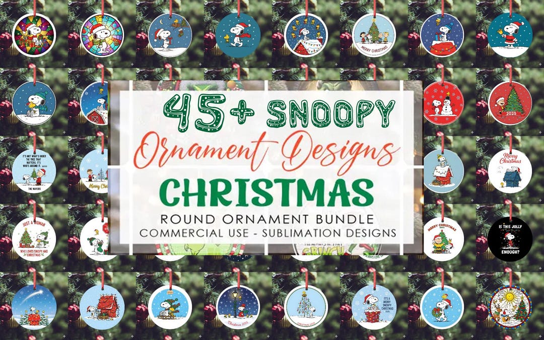 45+ Snoop Christmas Ornament Bundle PNG, Cartoon Dog Round Ornament PNG ...