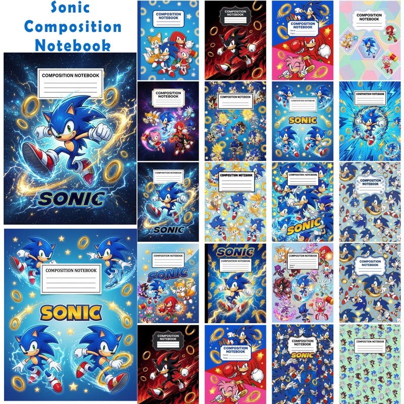 Sonic Game Cover - Etsy