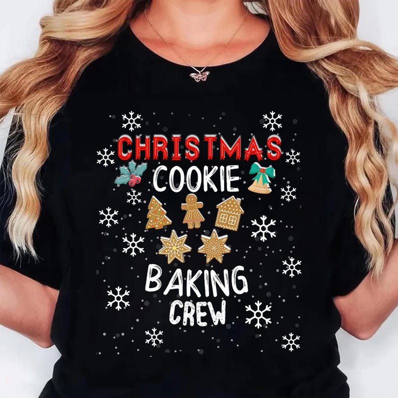 Christmas Cookie Baking Crew PNG Bundle, Gingerbread House Cookie ...