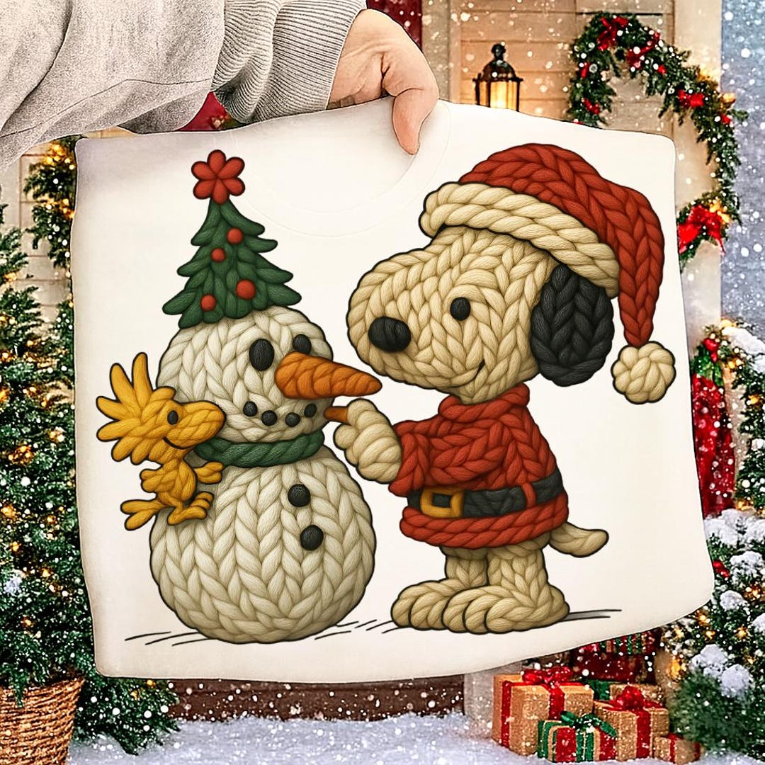 Christmas Snoop and Woodstock PNG, Holiday Digital (digital Download ...