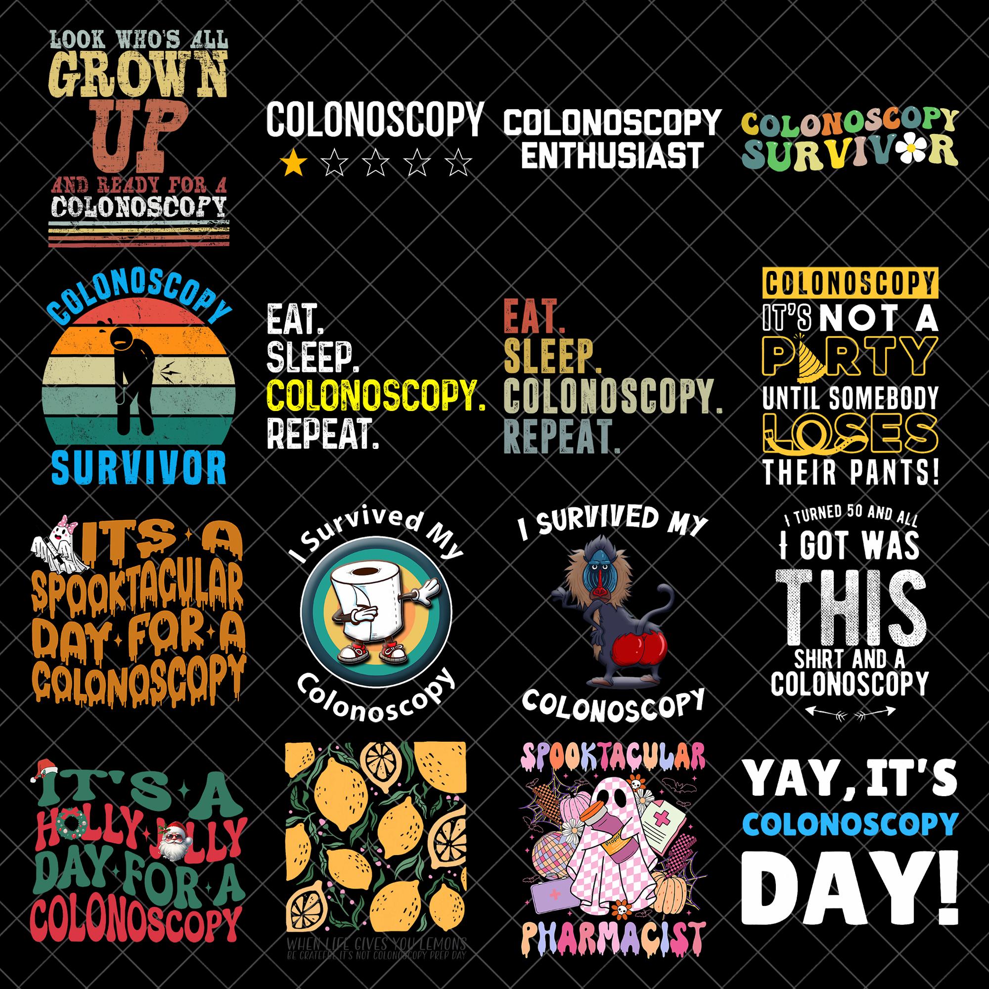 Funny Colonoscopy PNG Bundle, Colonoscopy Survivor Png, Colonoscopy Day ...