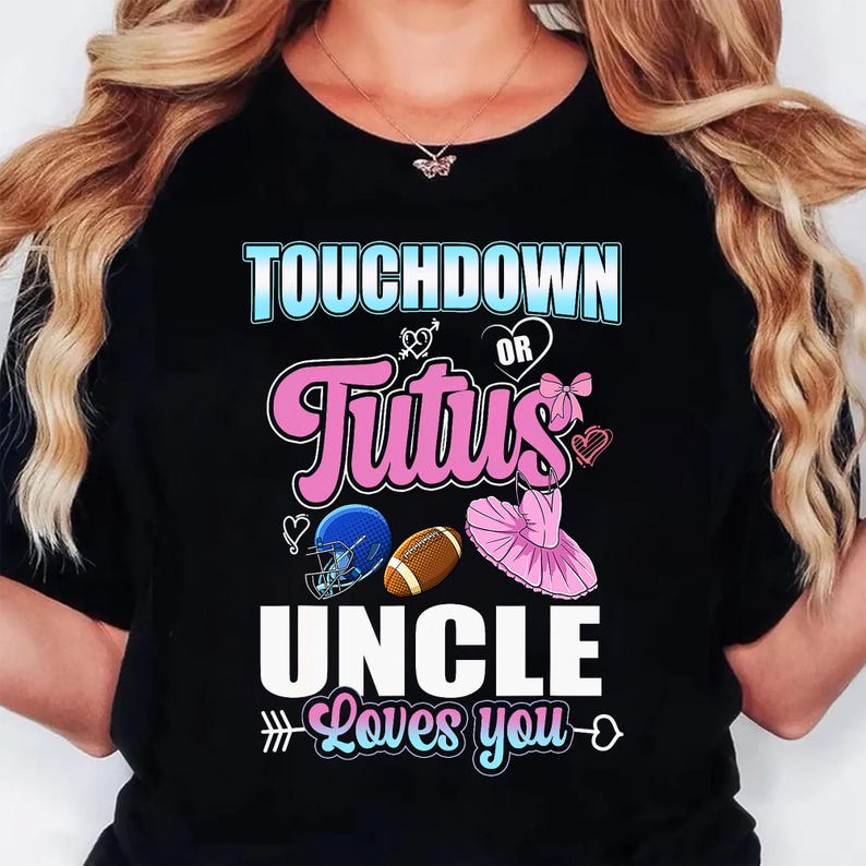Touchdown or Tutu PNG Bundle, Gender Reveal Party , Baby Shower ...