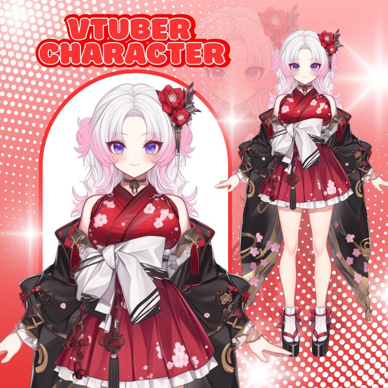 Custom Vtuber Live2d Model, Vtuber Model, Vtuber Commision, Vtuber ...