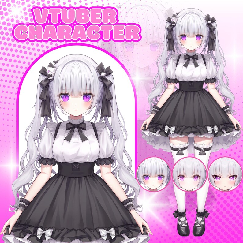 Custom Vtuber Live2d Model, Vtuber Model, Vtuber Commision, Vtuber ...