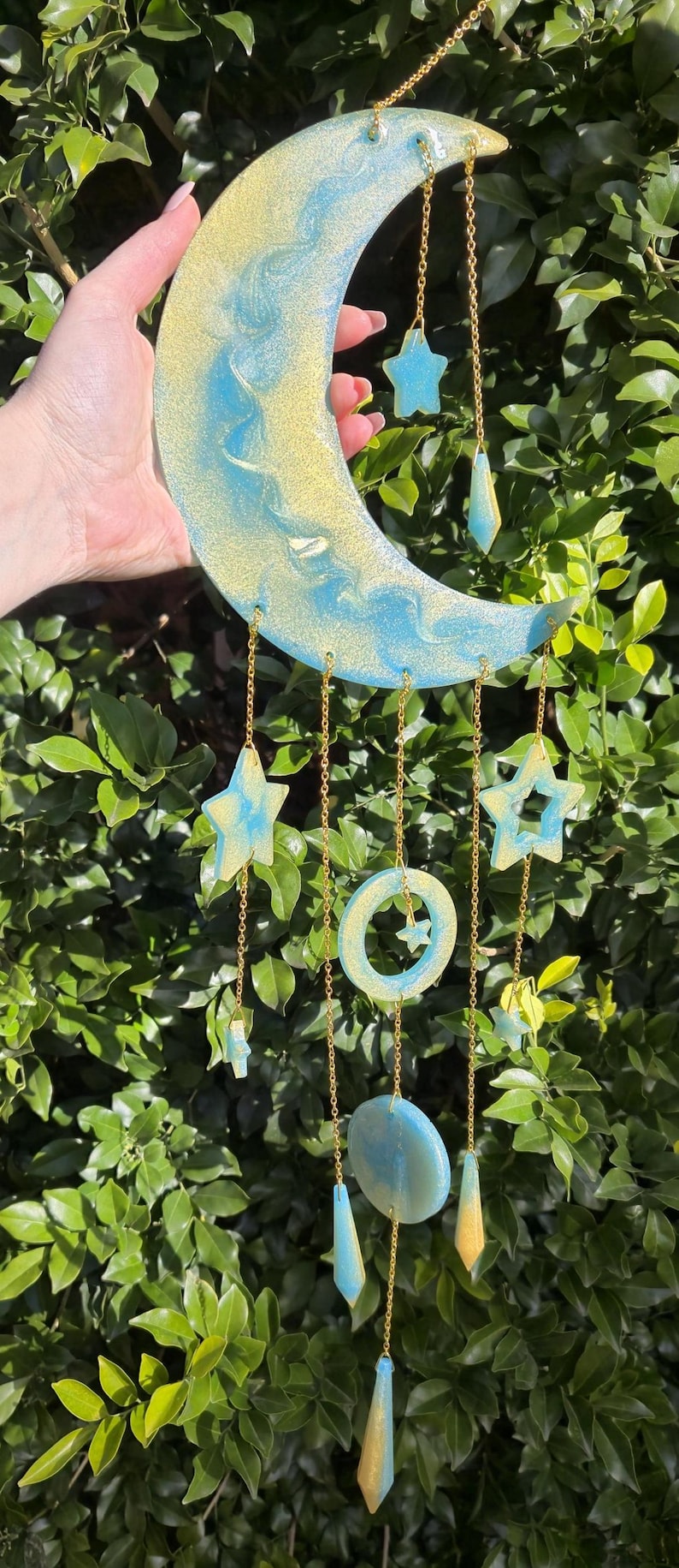 Dreamy Hanging Moon Sculpture - Etsy
