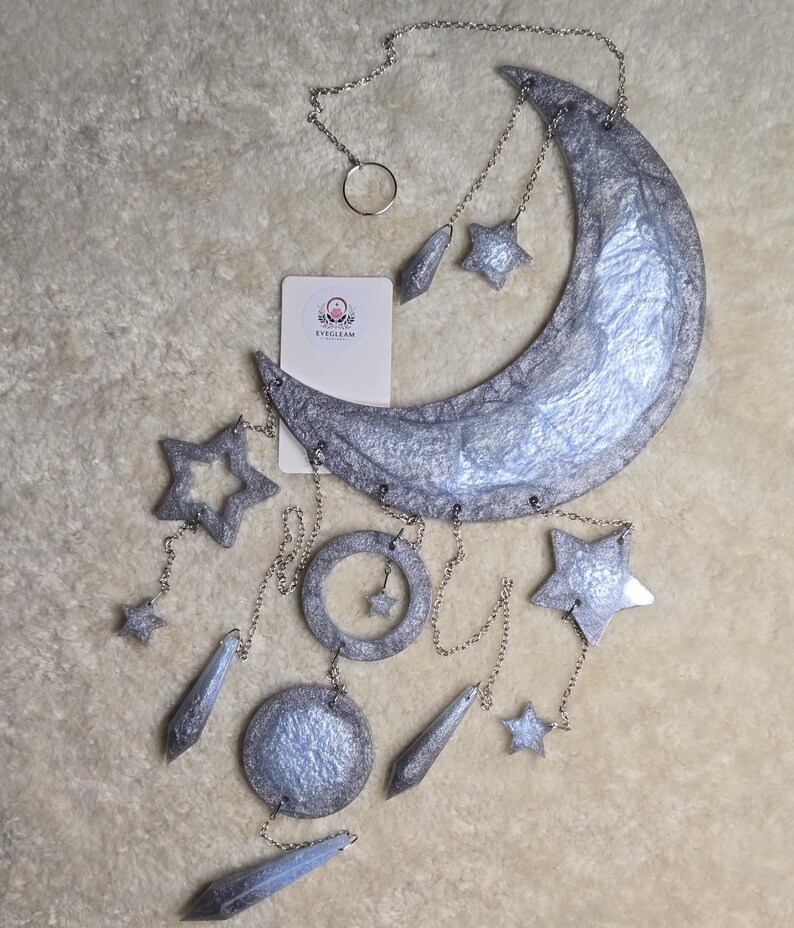 Dreamy Hanging Moon Sculpture - Etsy