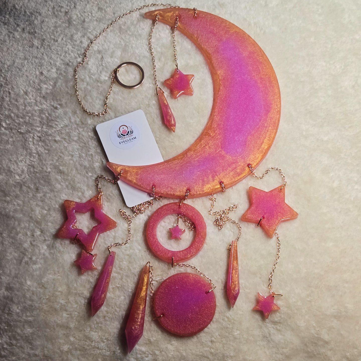 Dreamy Hanging Moon Sculpture - Etsy