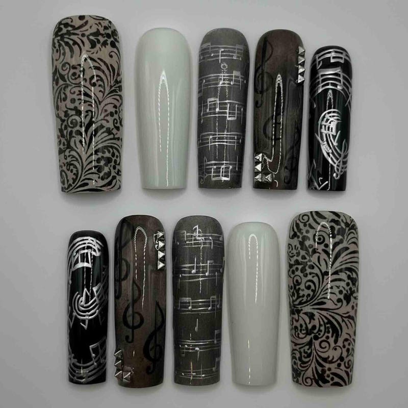 Nail Gothic Square - Etsy