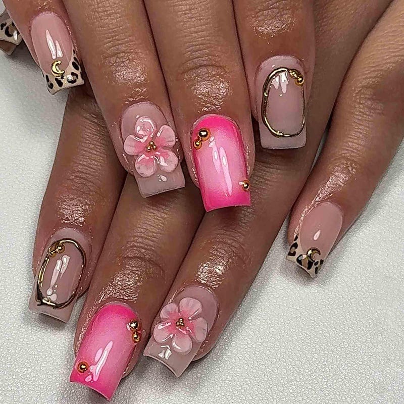 Leopard Tips French - Etsy