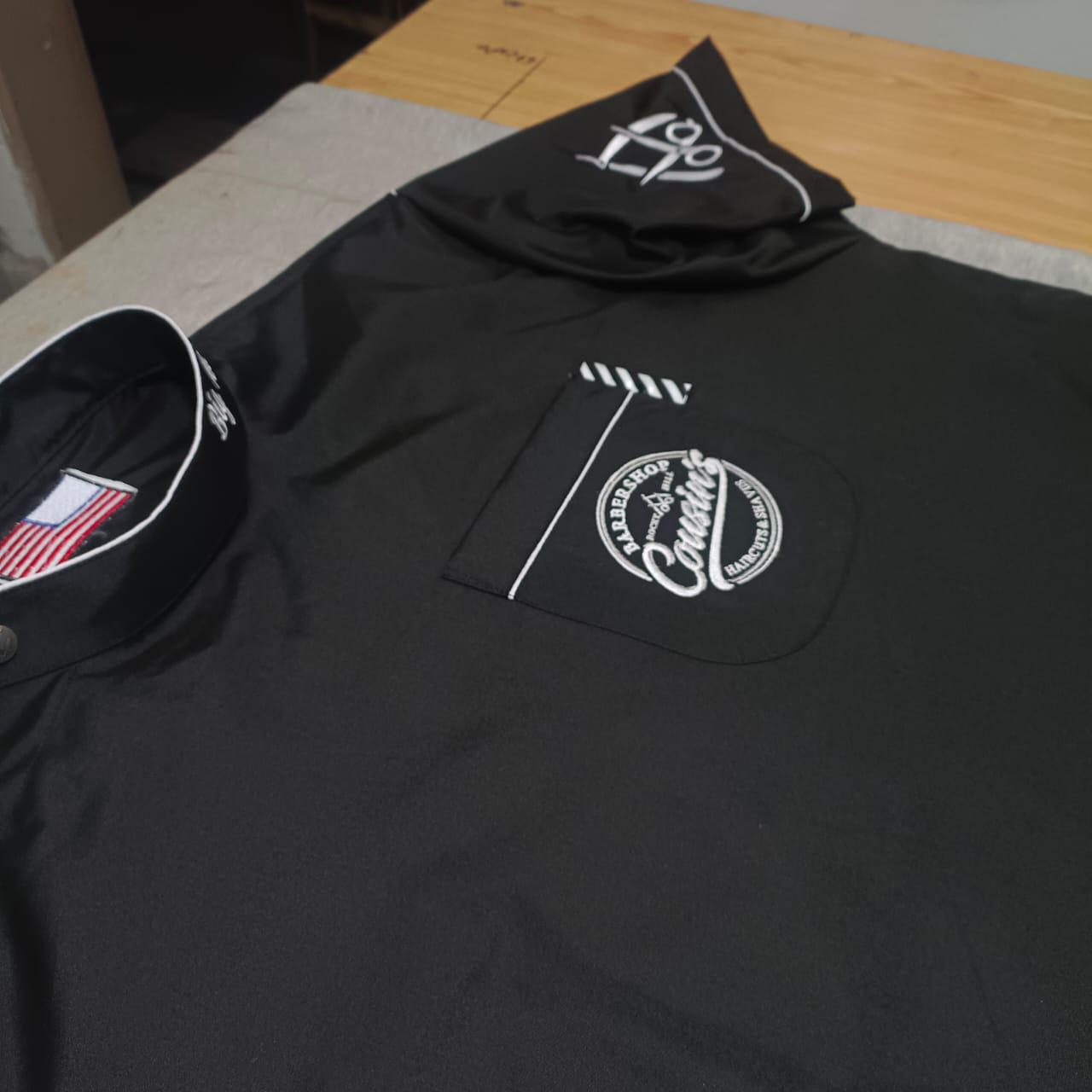 Custom Barber Jacket, Personalized Barber Jacket, Old School Barber ...