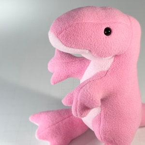 Pink T Rex Plush Toy - Etsy