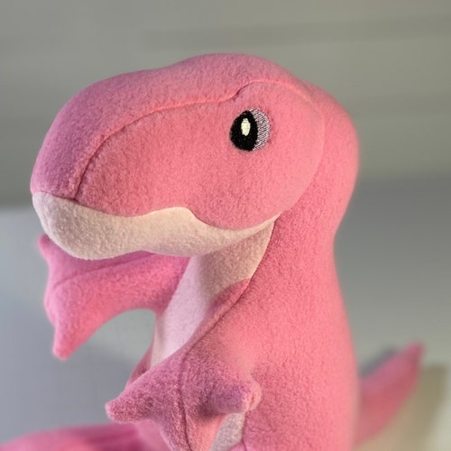 Pink T Rex Plush Toy - Etsy