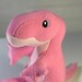 Pink T Rex Plush Toy - Etsy