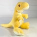 Yellow T Rex Plush Toy - Etsy