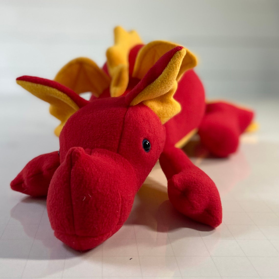 Red Plush Baby Dragon - Etsy