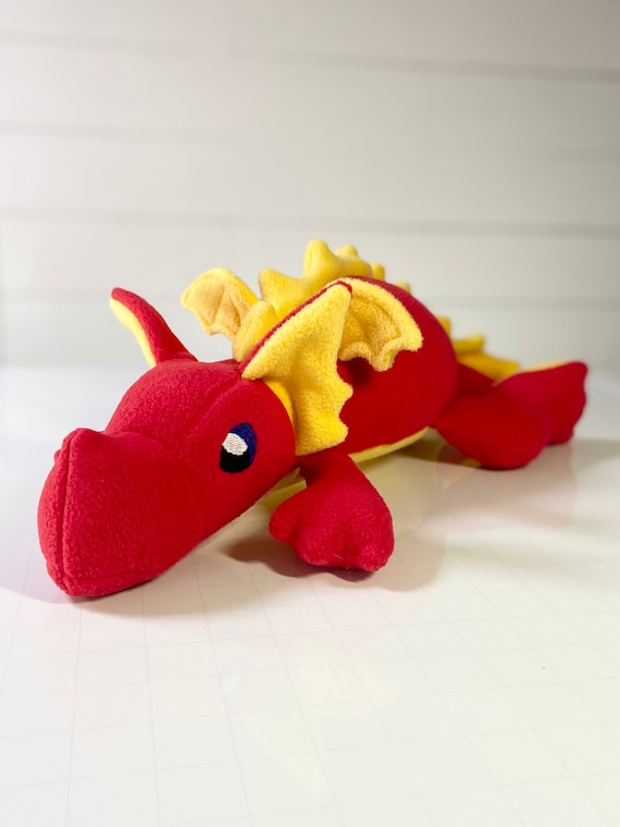 Red Plush Baby Dragon Etsy UK