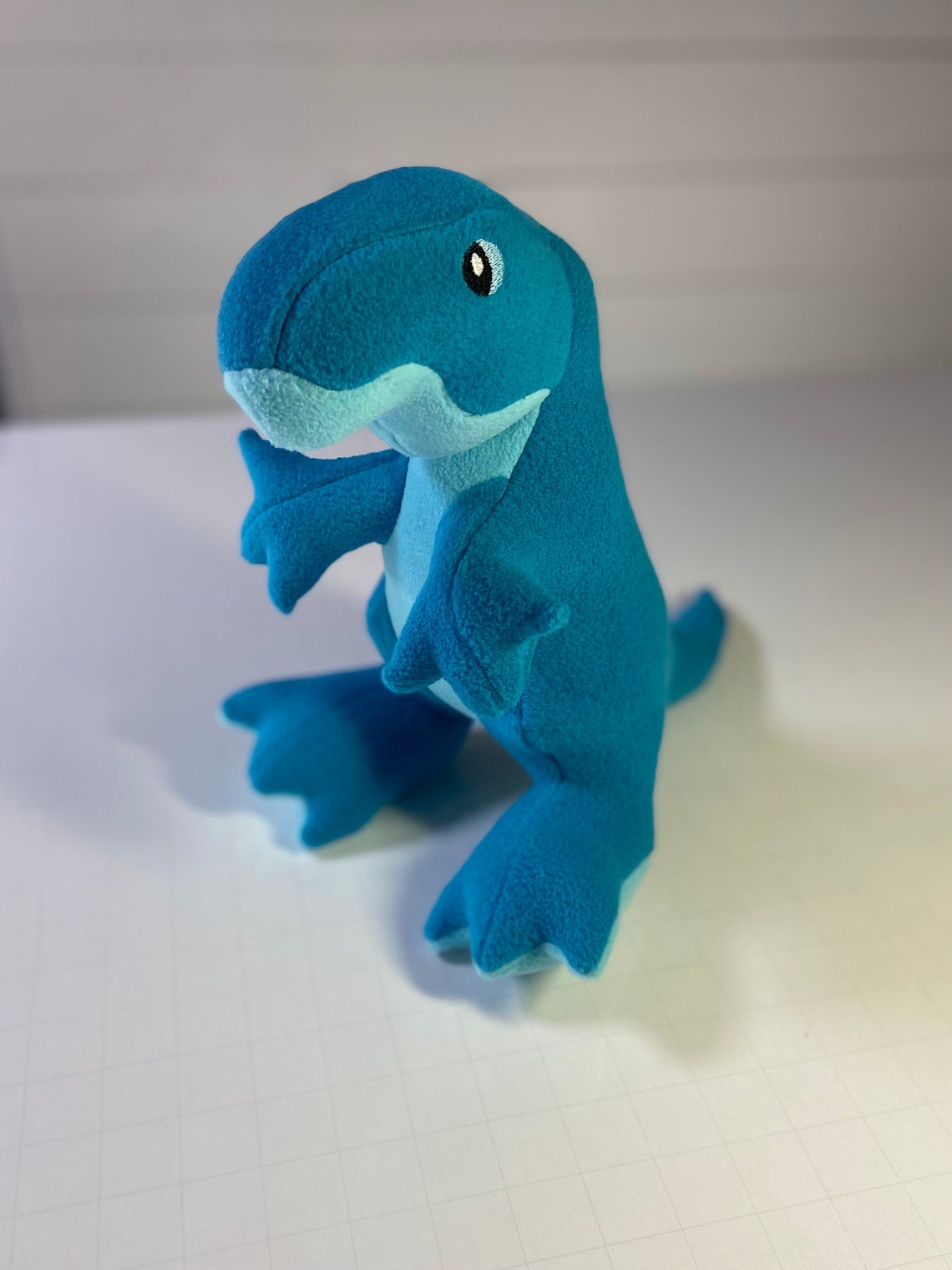 Teal T Rex Plush Toy - Etsy