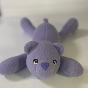 Purple Teddy Bear - Etsy