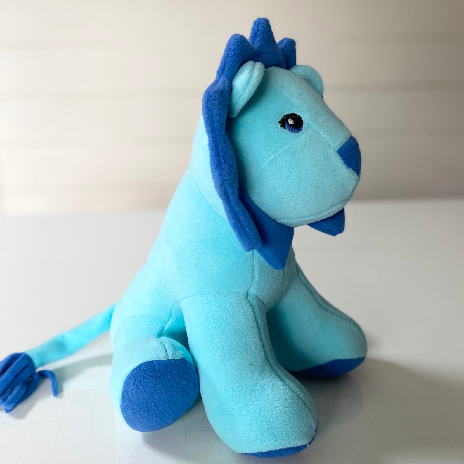 Little Boy Blue Stuffed Lion | Etsy