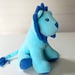 Little Boy Blue Stuffed Lion - Etsy