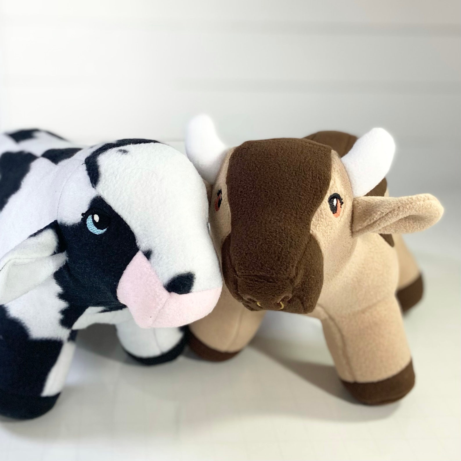 Blue Plush Bull | Etsy