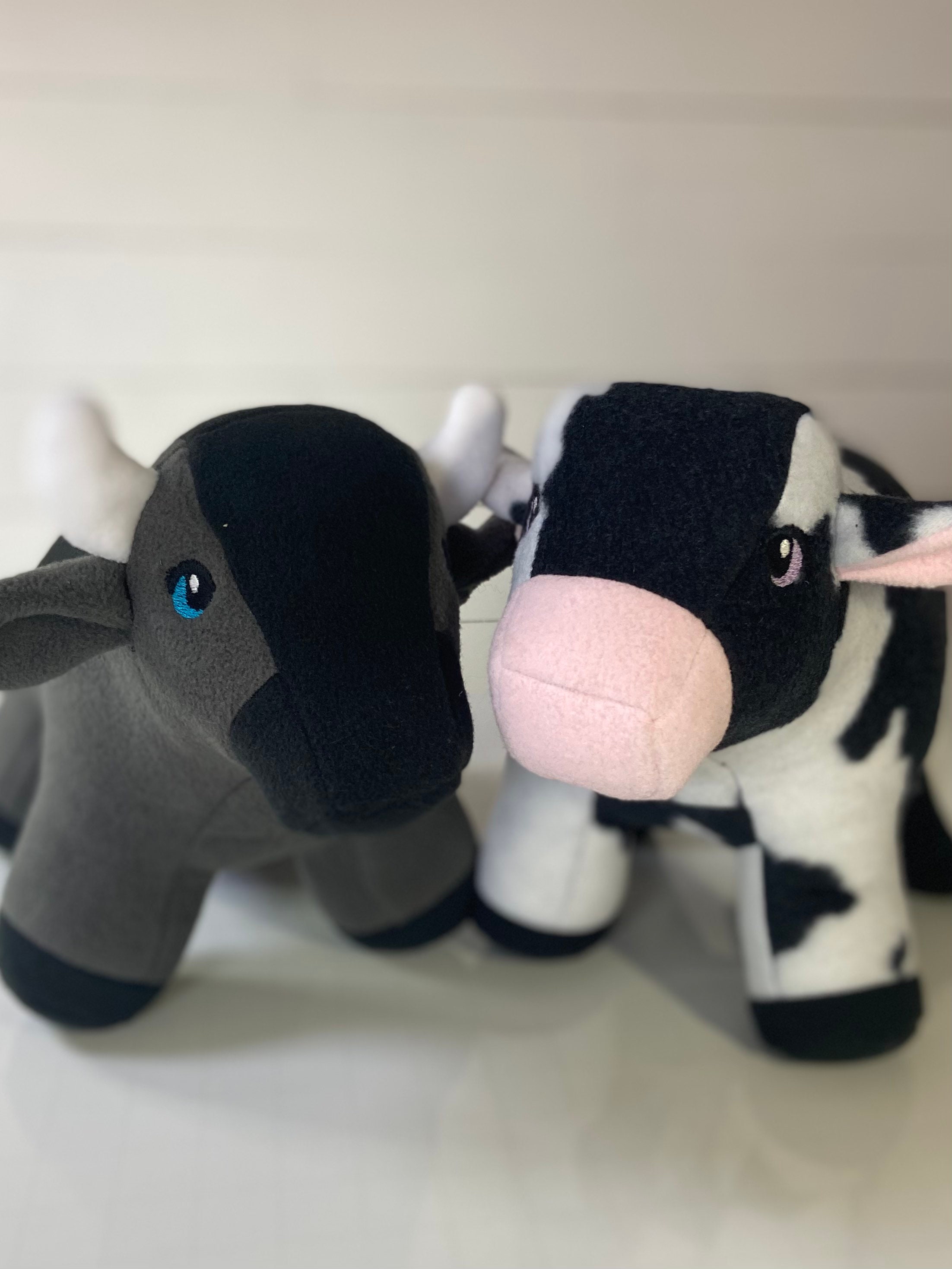 Plush Dairy Cow - Etsy