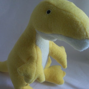 Yellow T Rex Plush Toy - Etsy