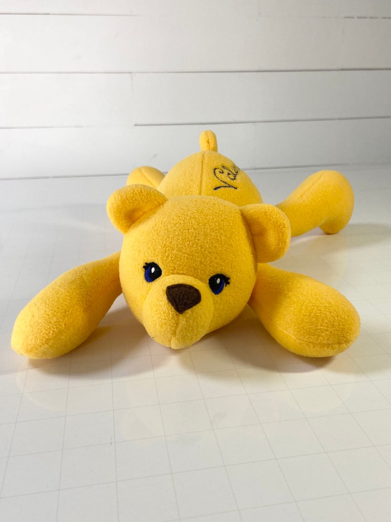 Sunshine Yellow Teddy Bear - Etsy