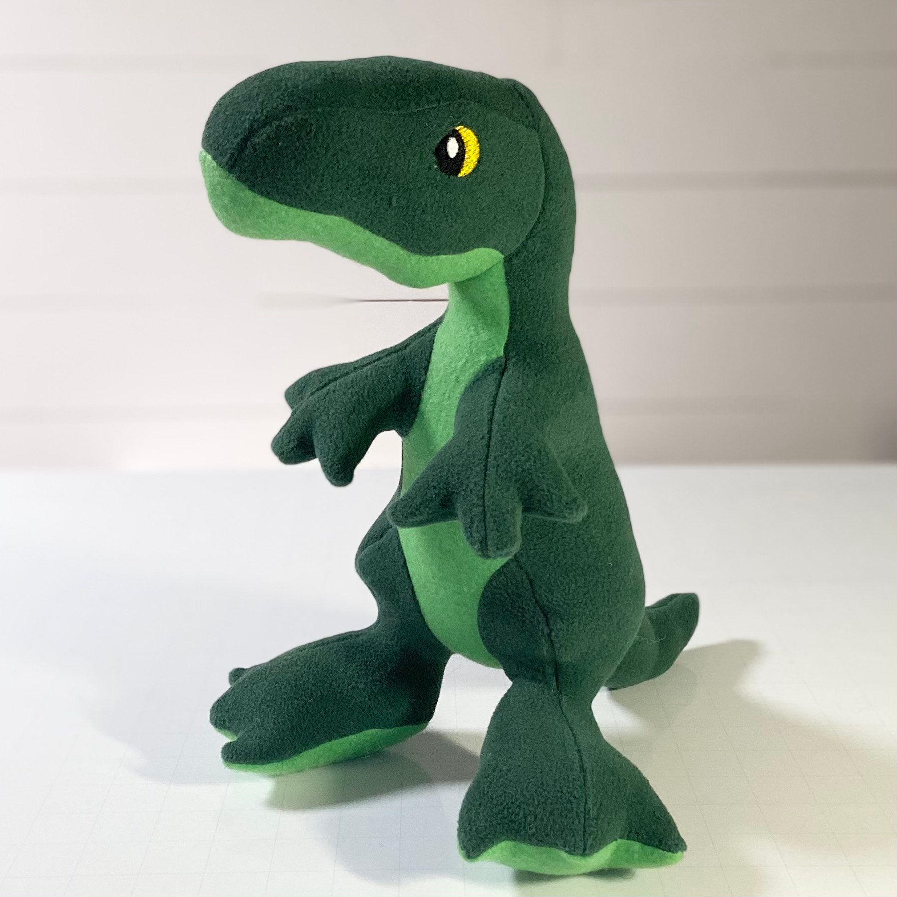 Green T Rex Plush Toy - Etsy