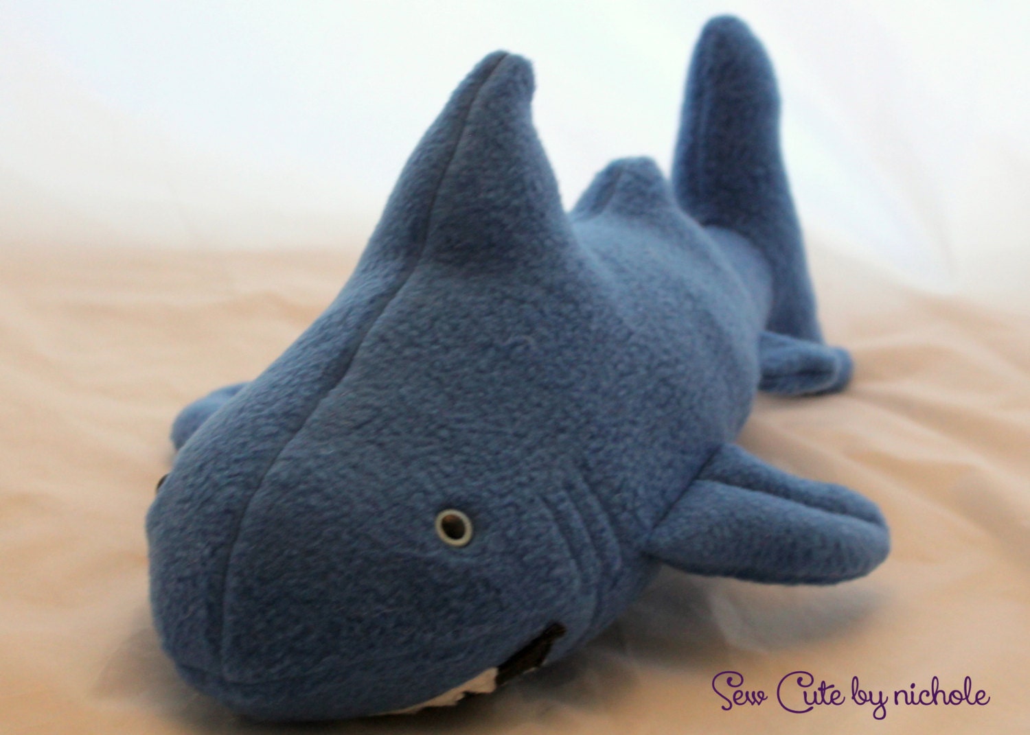 Blue Plush Shark | Etsy