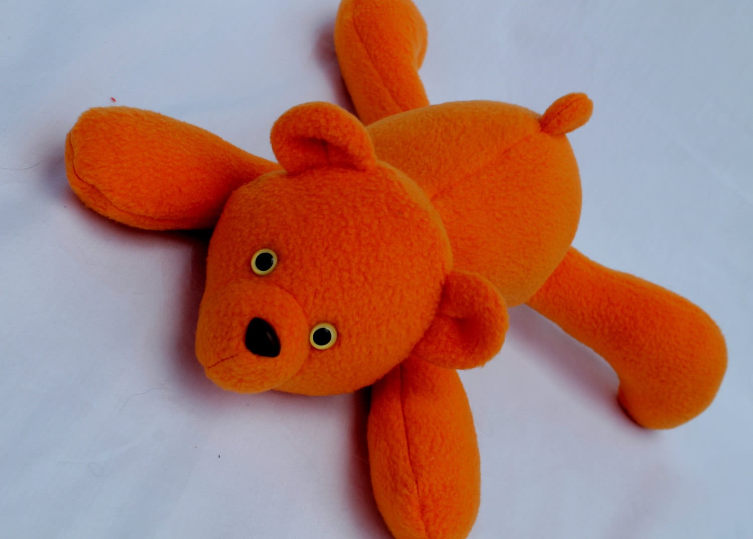 Orange Teddy Bear - Etsy