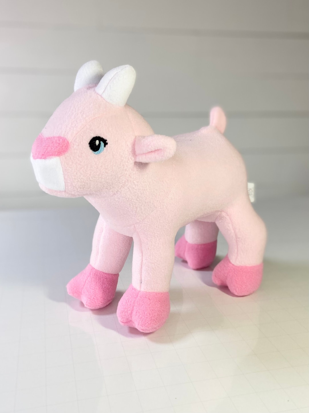 Pink Goat Plush Animal - Etsy