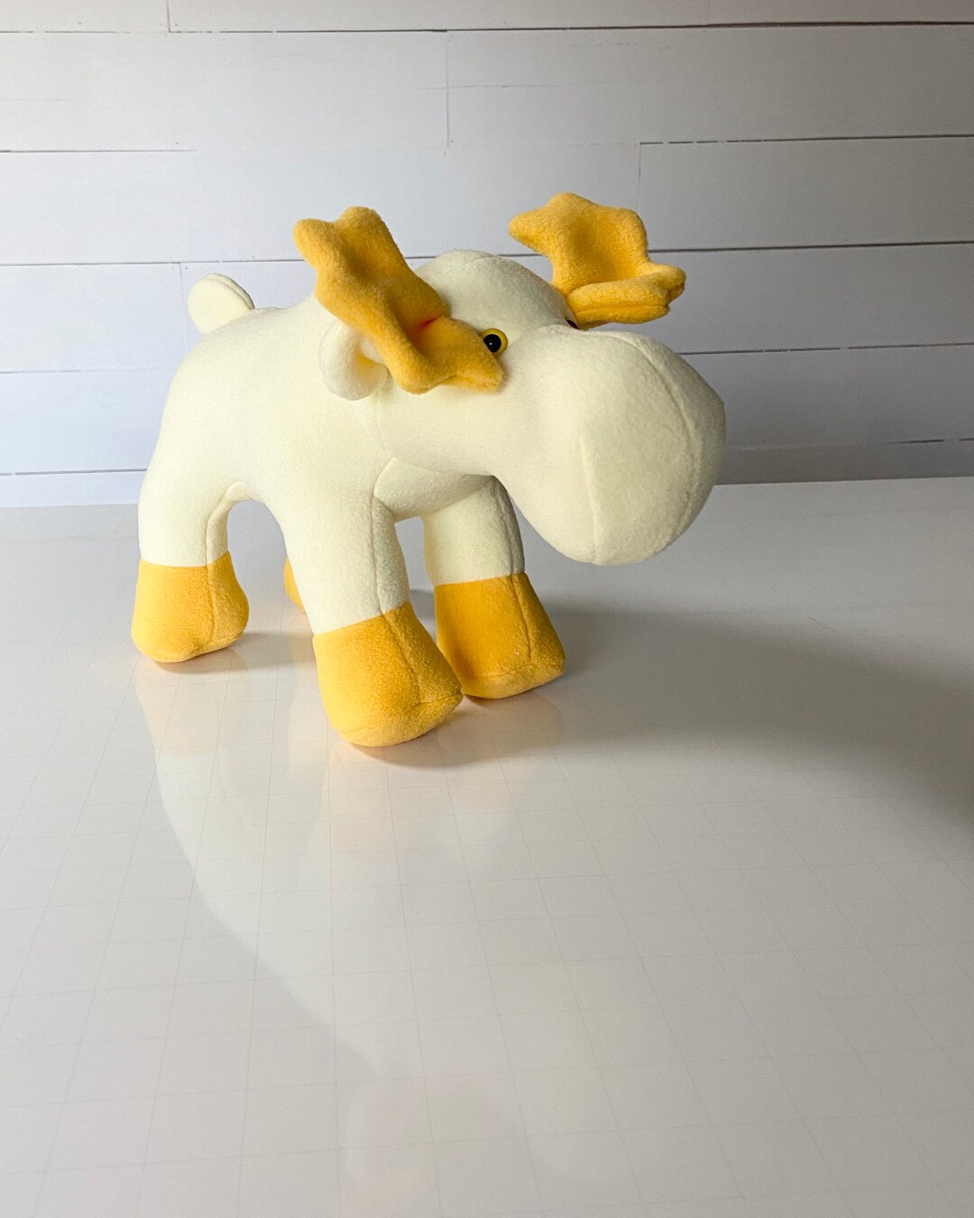 Yellow Moose Plush Toy - Etsy