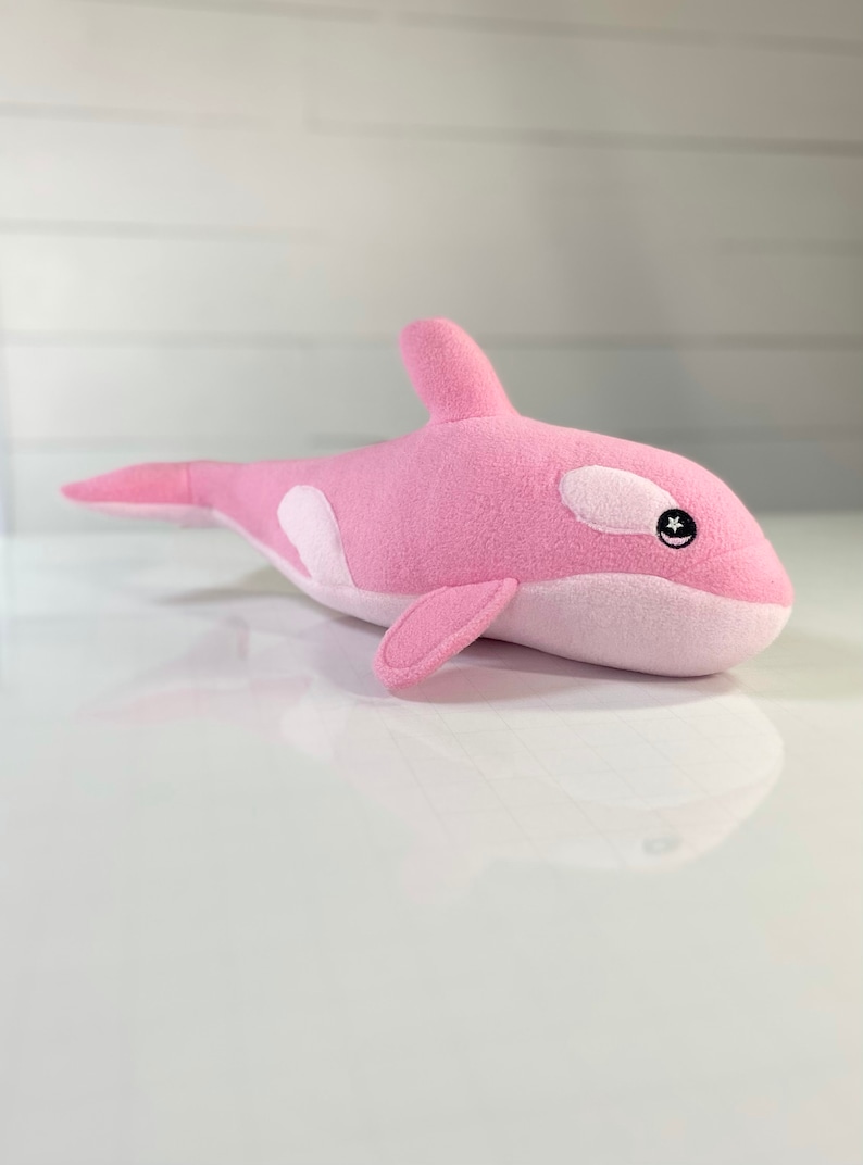Pink Plush Orca Whale - Etsy