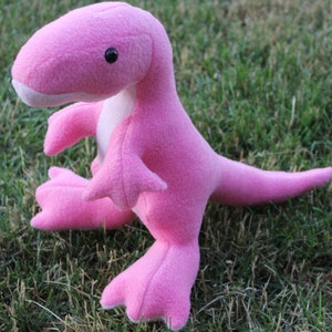 Pink T Rex Plush Toy - Etsy