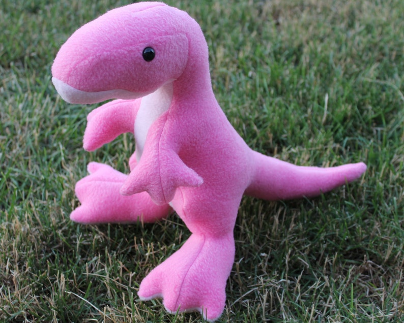 Pink T Rex Plush Toy - Etsy