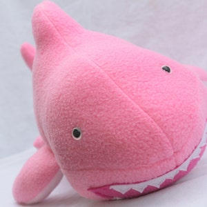 Pink Plush Shark - Etsy