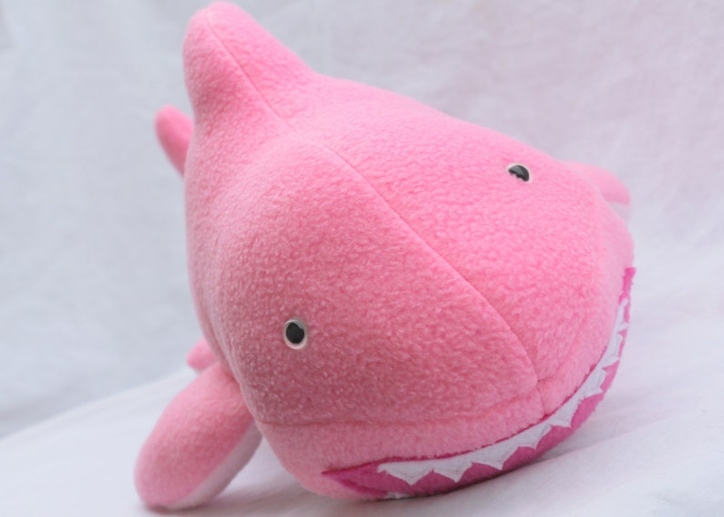 Pink Plush Shark | Etsy