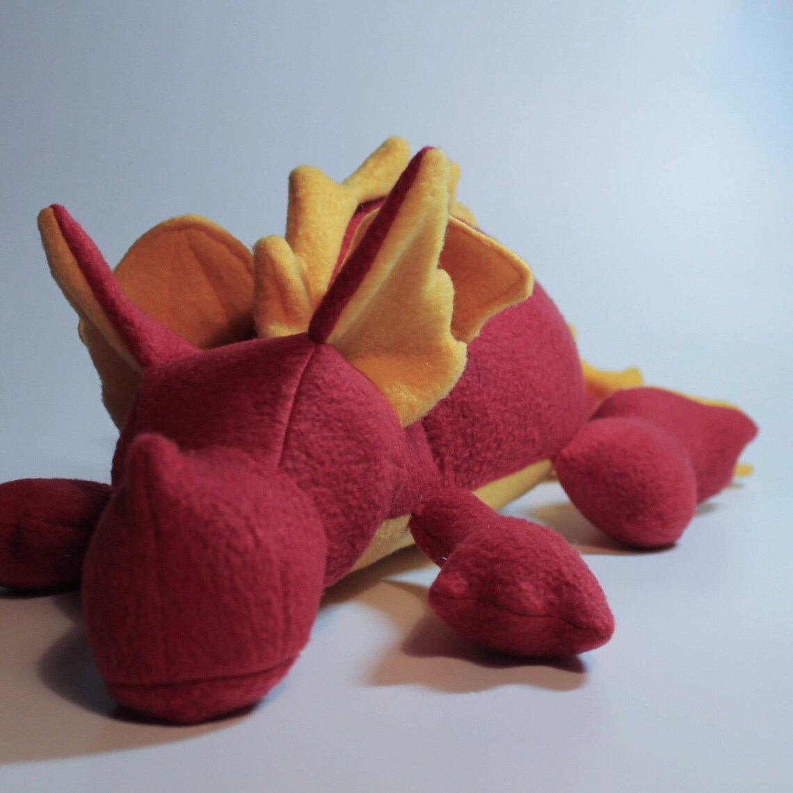 Red Plush Baby Dragon | Etsy