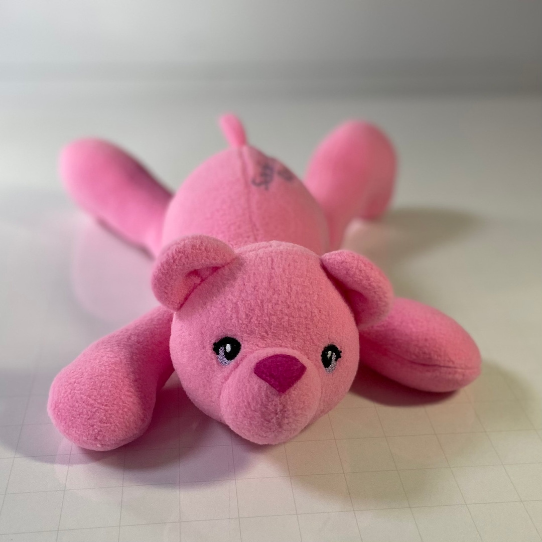 Pink Teddy Bear - Etsy