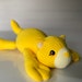 Yellow Plush Cat - Etsy