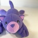 Purple Plush Cat - Etsy