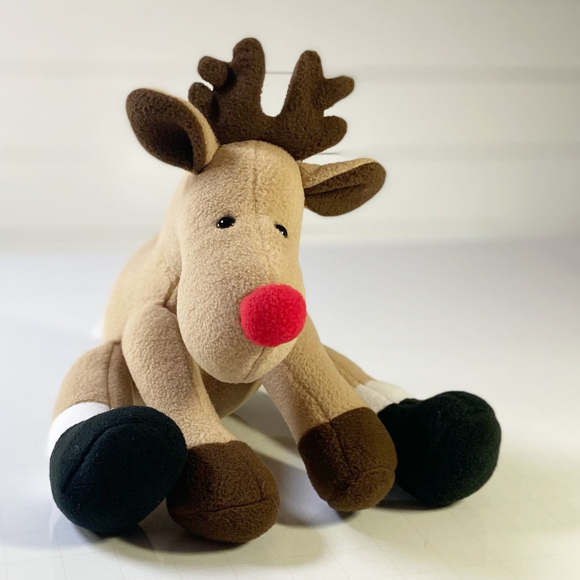 Rudolph the Red Nosed Reindeer Plush Toy | Etsy