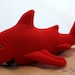 Red Plush Shark - Etsy