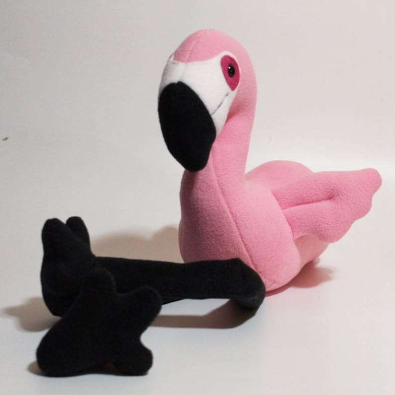 Pink Flamingo Plush Toy - Etsy