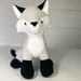 Gray Plush Fox Toy - Etsy