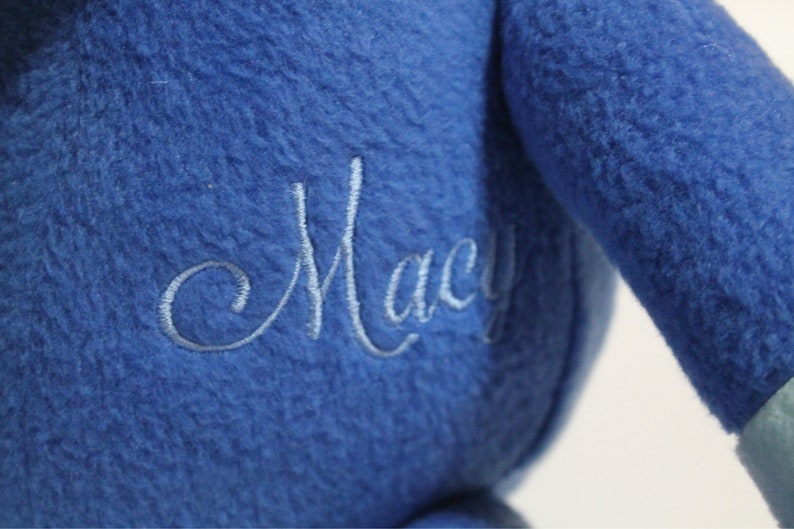 Blue Stuffed Monkey Toy - Etsy