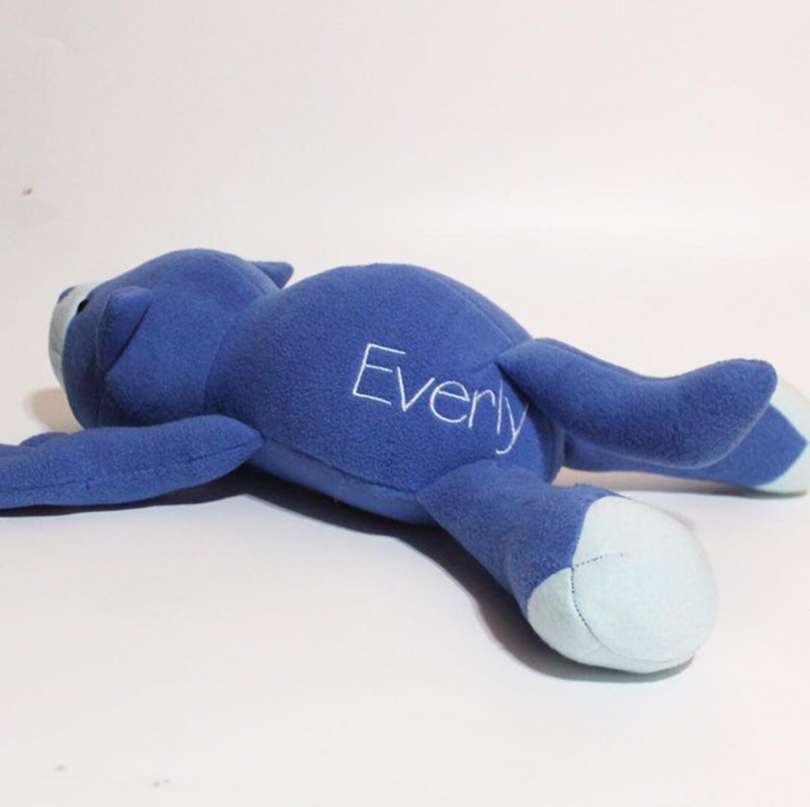 Blue Plush Cat | Etsy