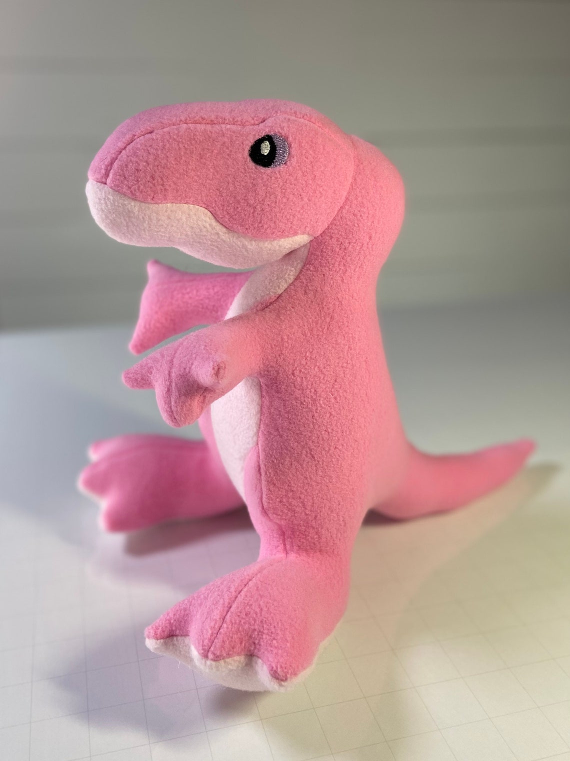 Pink T Rex Plush Toy - Etsy